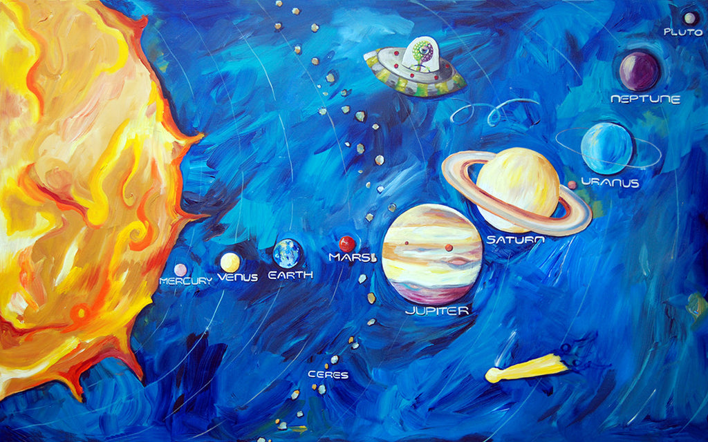 solar system artwork