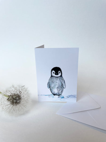 Penguin Mini Card – Cici Art Factory