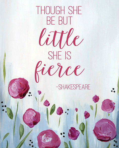 Little But Fierce Mini Card – Cici Art Factory